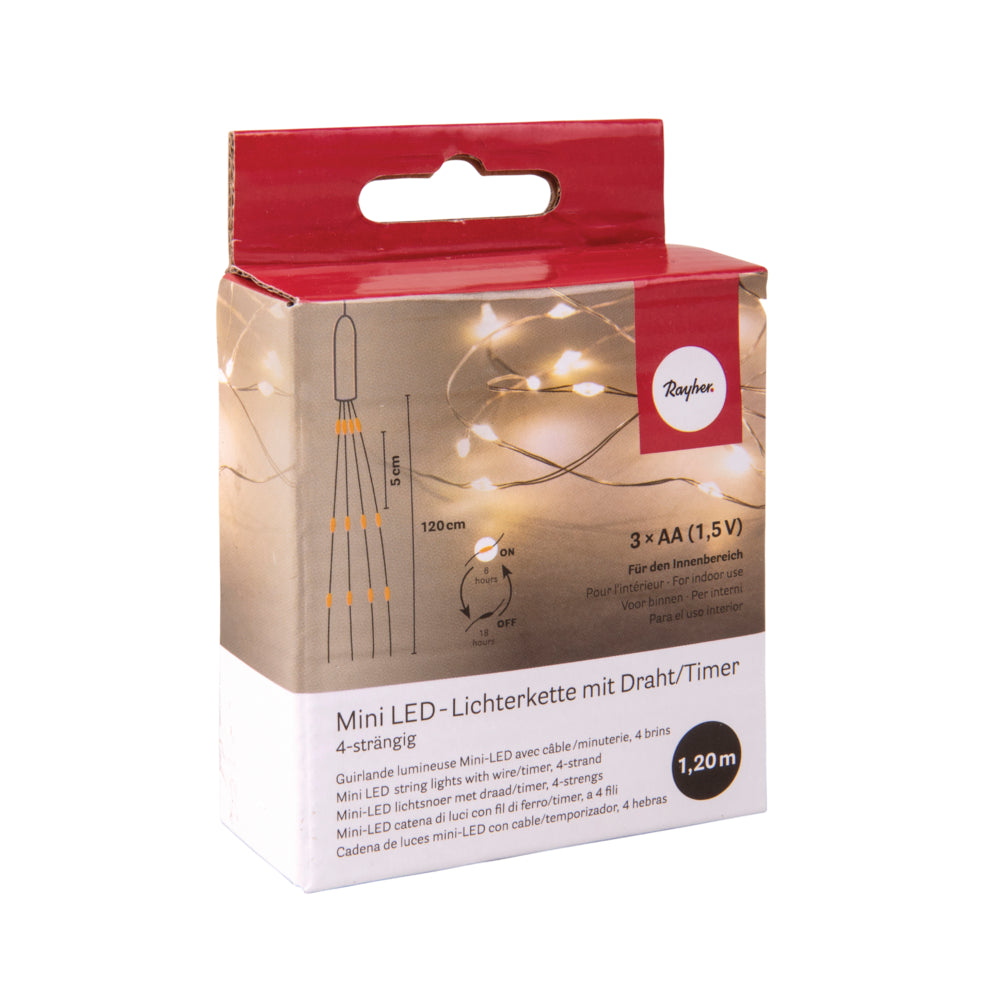 Mini Lichterkette Mit Timer Fr Drauen