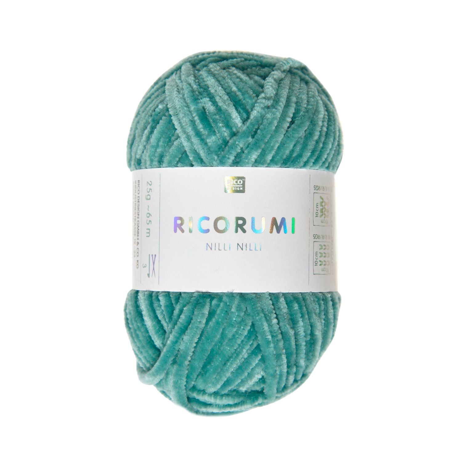 Ricorumi Nilli Nilli Chenillegarn – 25 g Knäuel – Hin- und Hergestellt